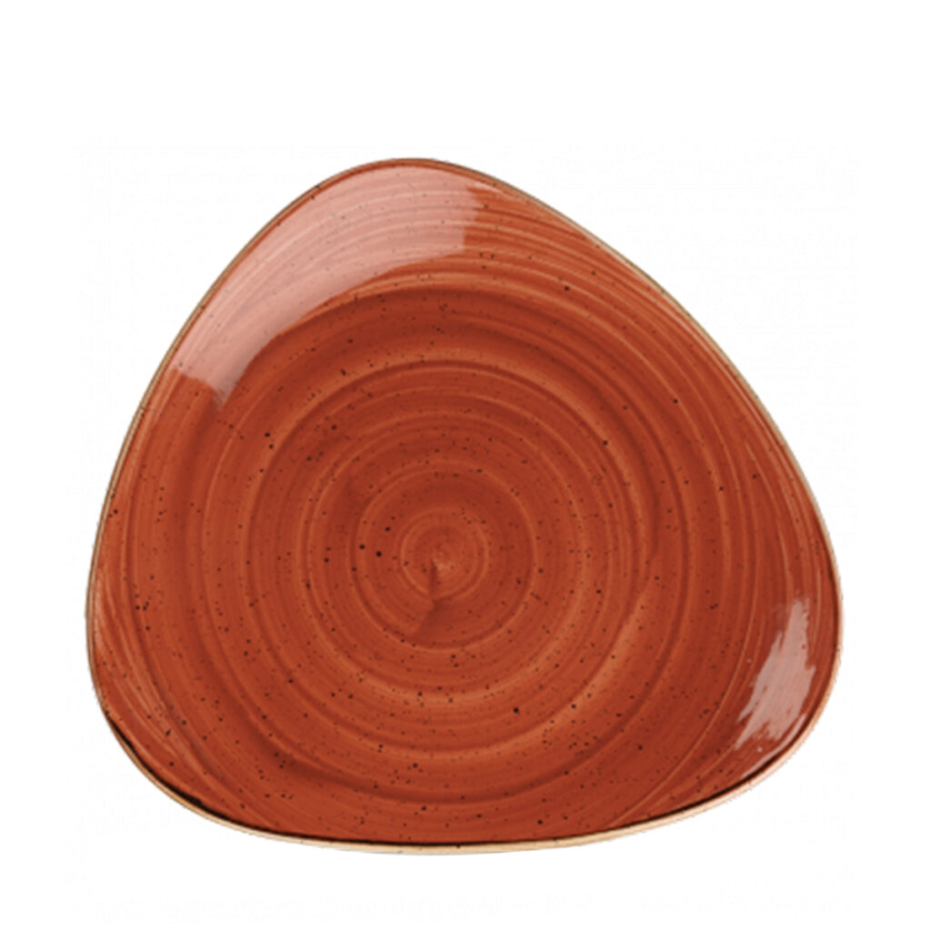 STONECAST TRIANGLE BOWL 235MM By Churchill - Core Catering