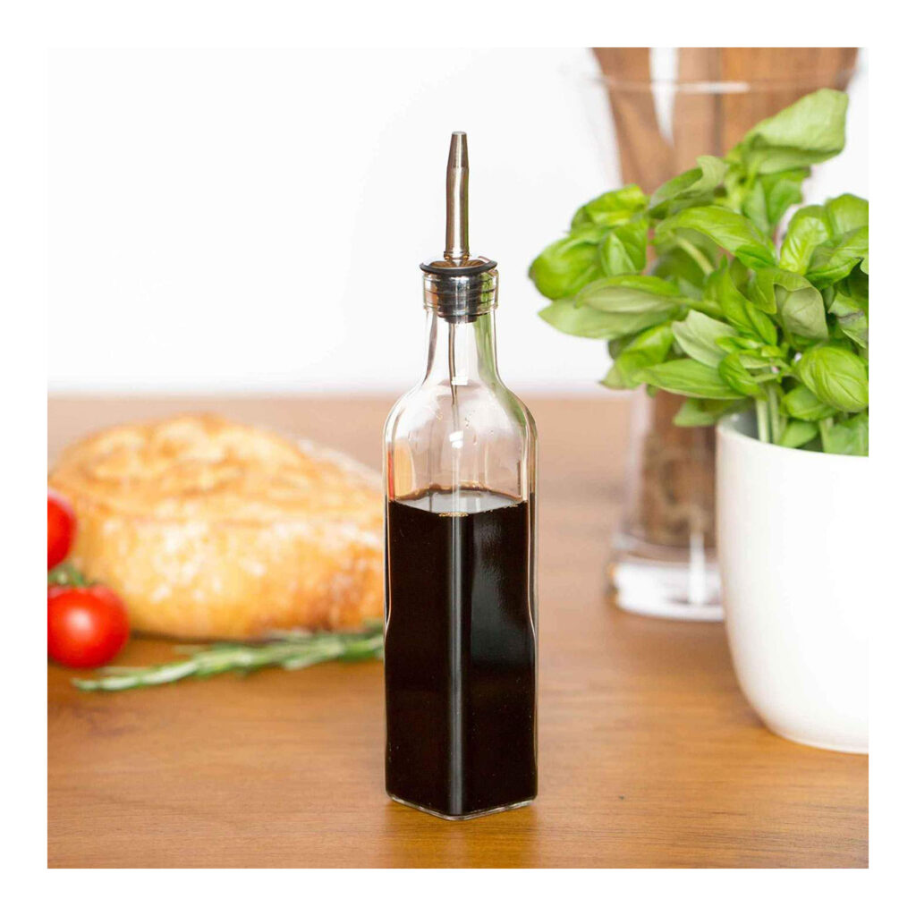 SQUARE OLIVE OIL BOTTLE - Core Catering