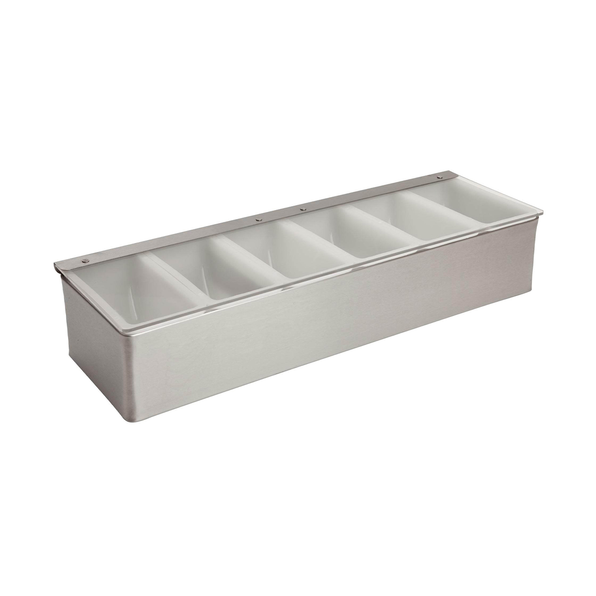 STEEL 6 COMPARTMENT CONDIMENT CADDY - Core Catering