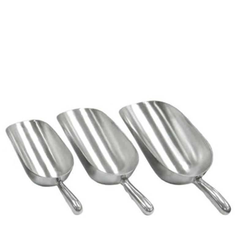 ROUND BASE ALUMINIUM ICE SCOOP - Core Catering
