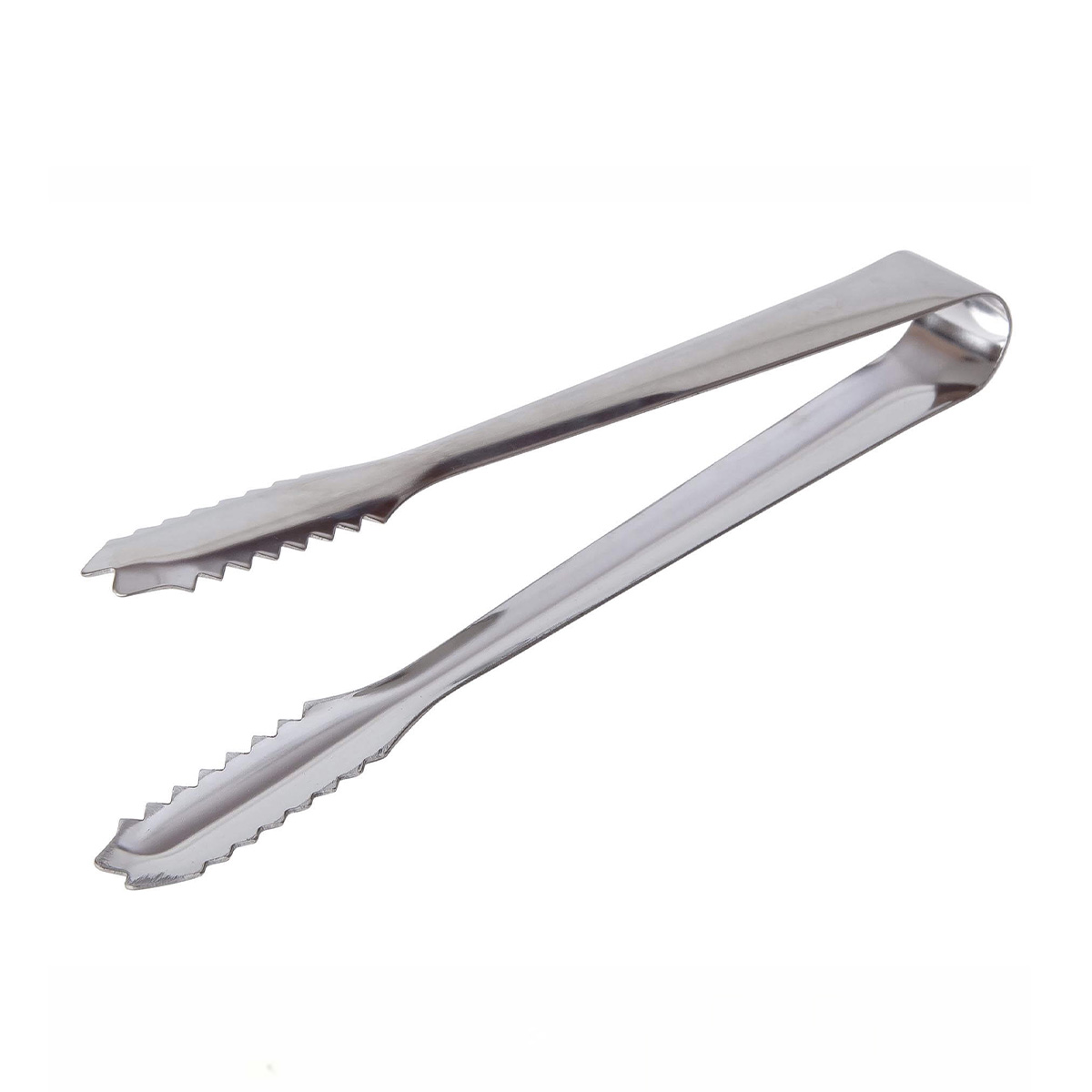 SERRATED ICE TONG S/STEEL - Core Catering