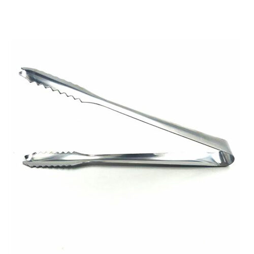 SERRATED ICE TONG S/STEEL - Core Catering