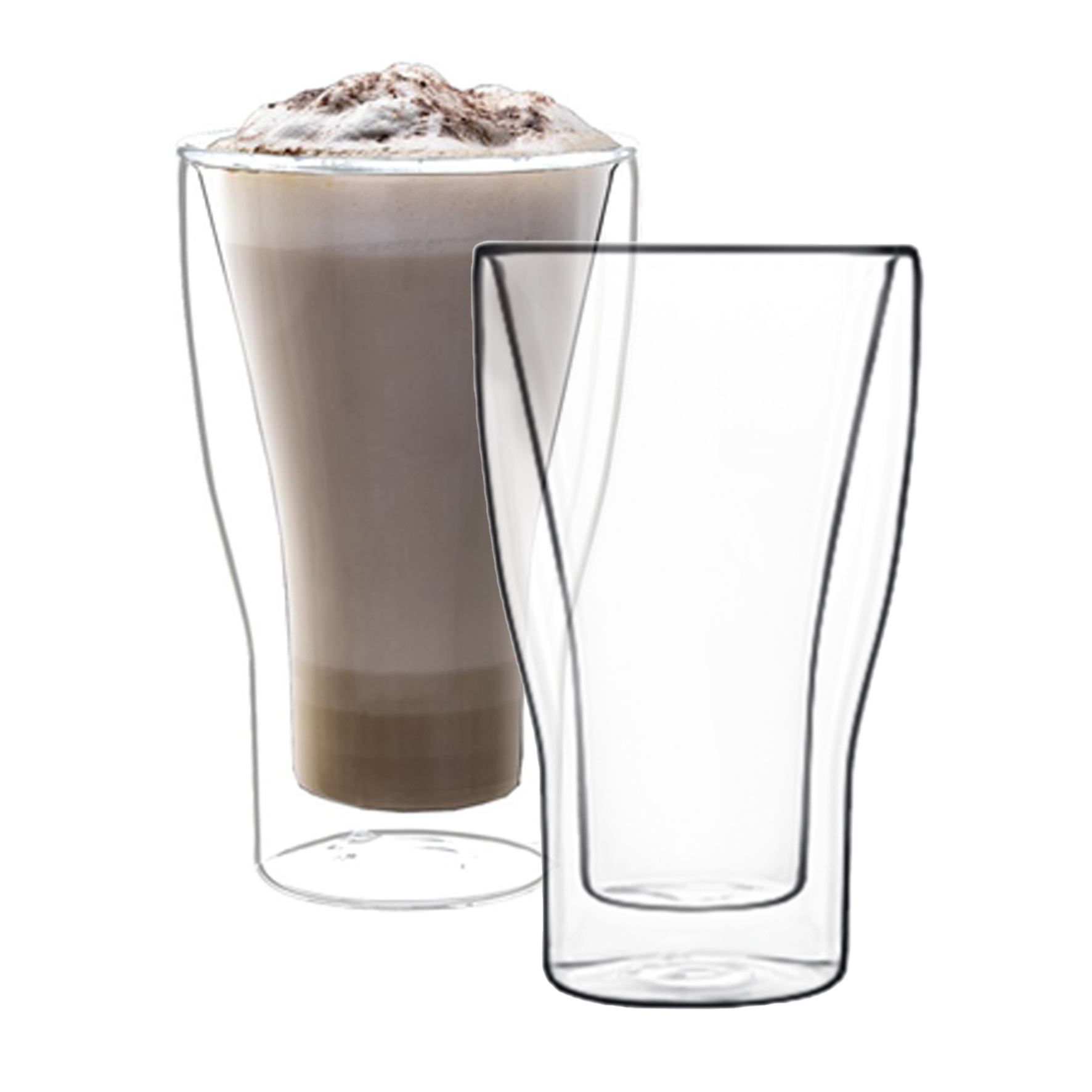 THERMIC LATTE MACCHIATO GLASS 2 PACK By Luigi Bormioli