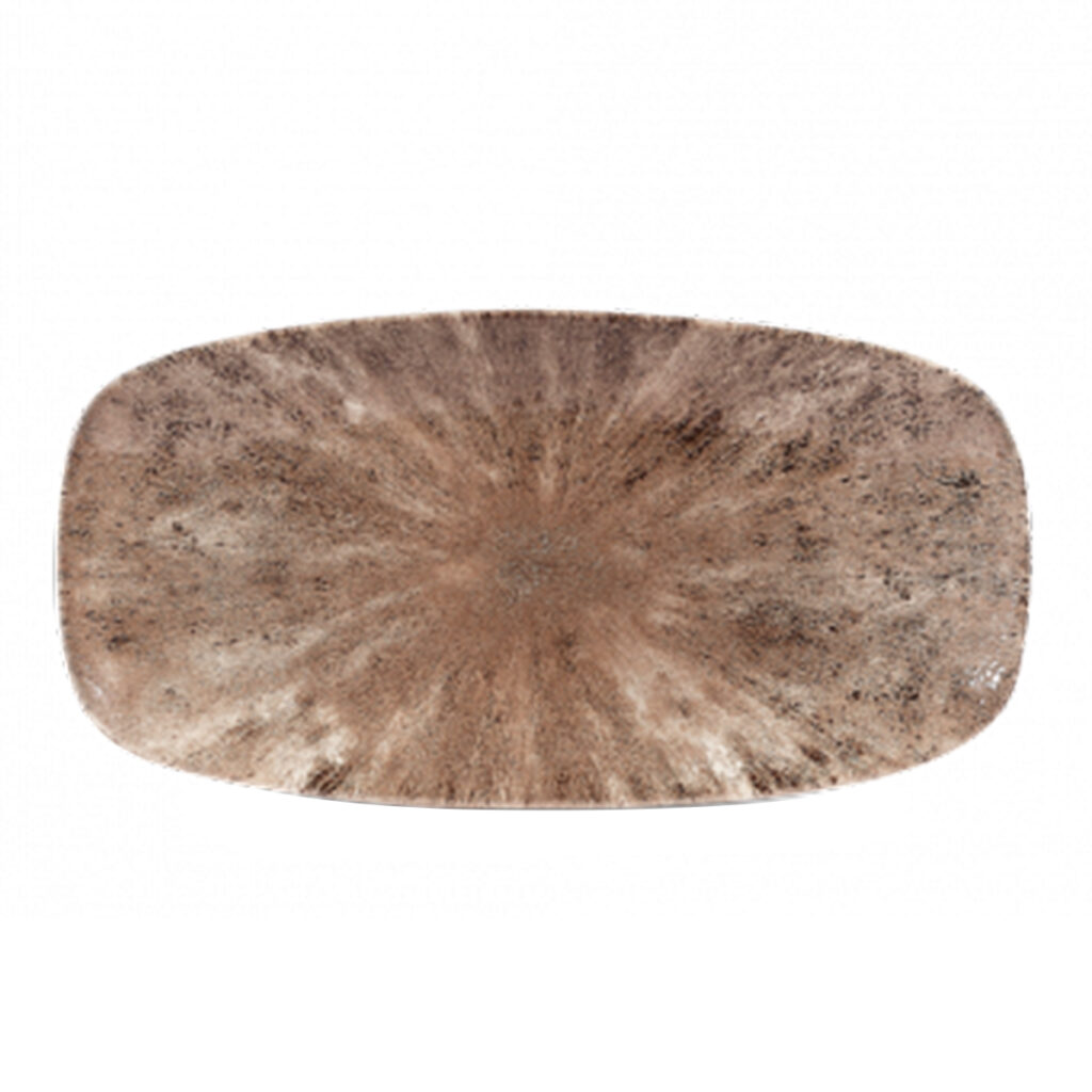 STONE LARGE OBLONG PLATTER PLATE By Churchill - Core Catering