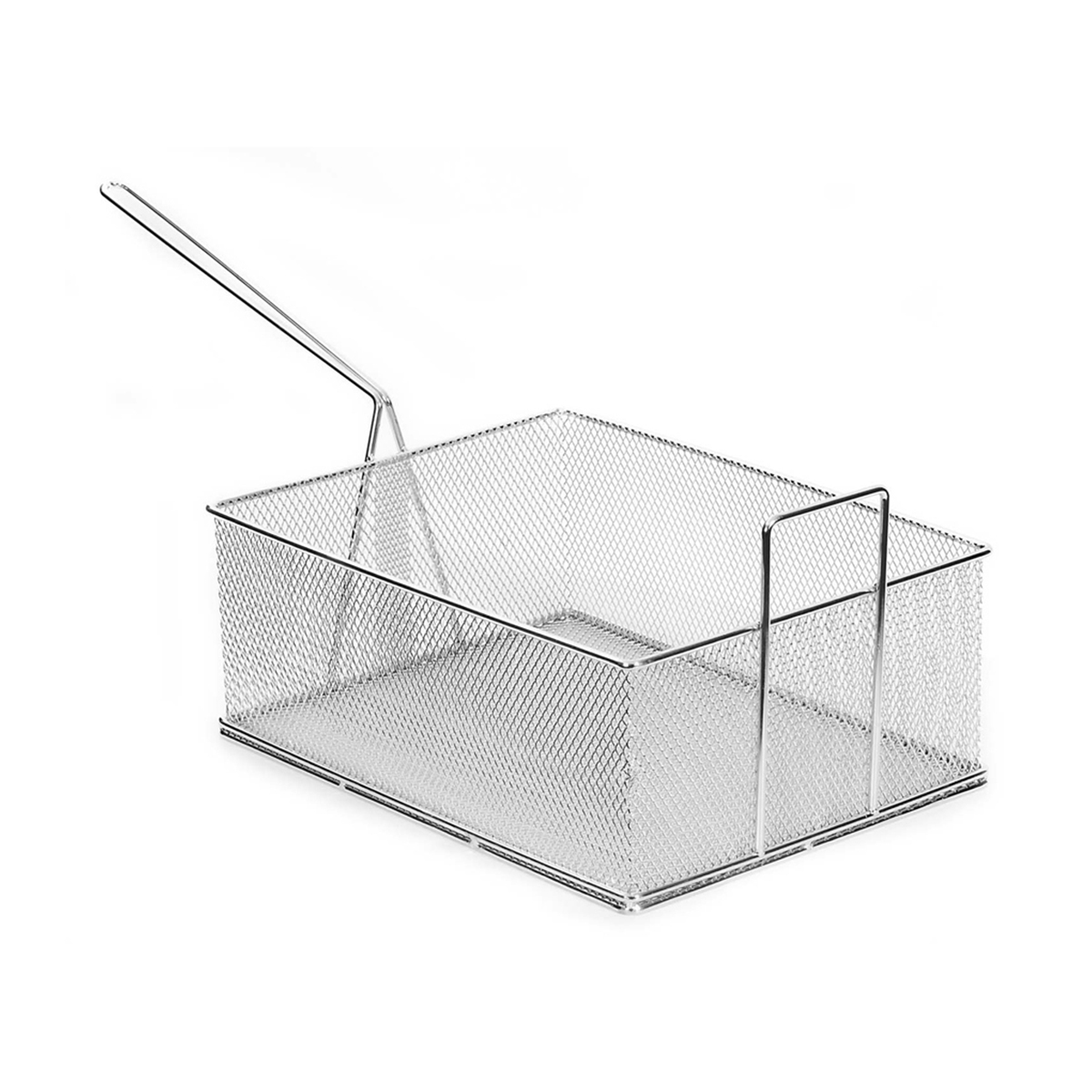 SQUARE STAINLESS STEEL CHIP BASKET - Core Catering