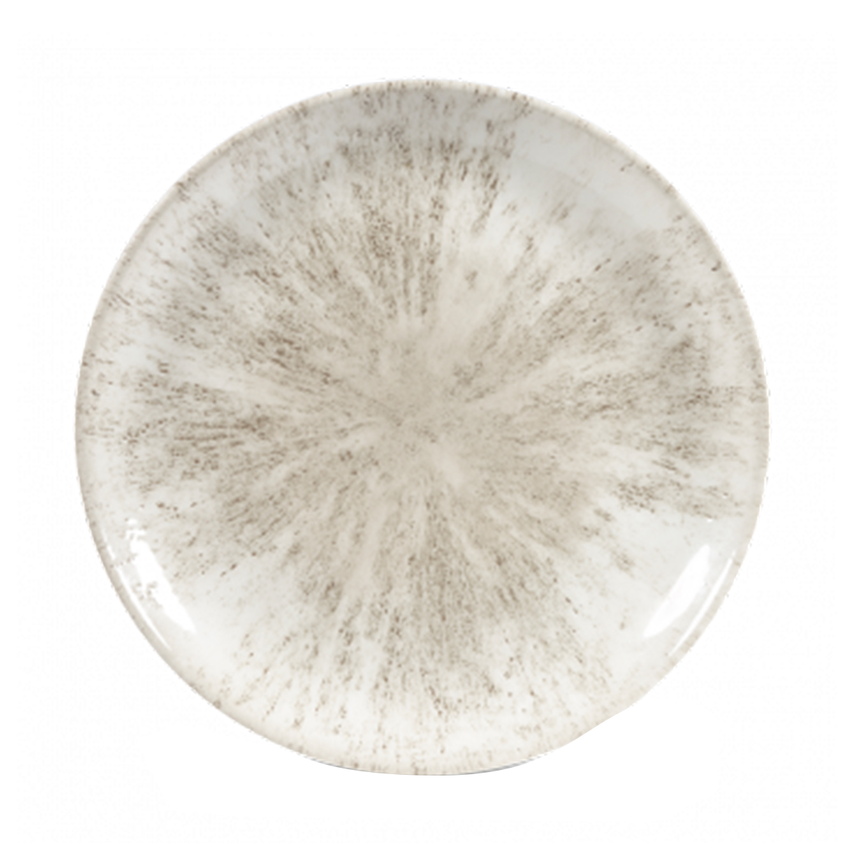 STONE AGATE GREY COUPE PLATE 282MM By Churchill - Core Catering