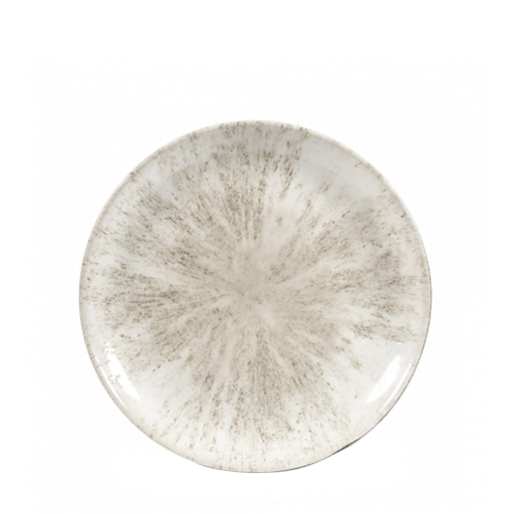 STONE AGATE GREY COUPE SIDE PLATE 165MM By Churchill - Core Catering