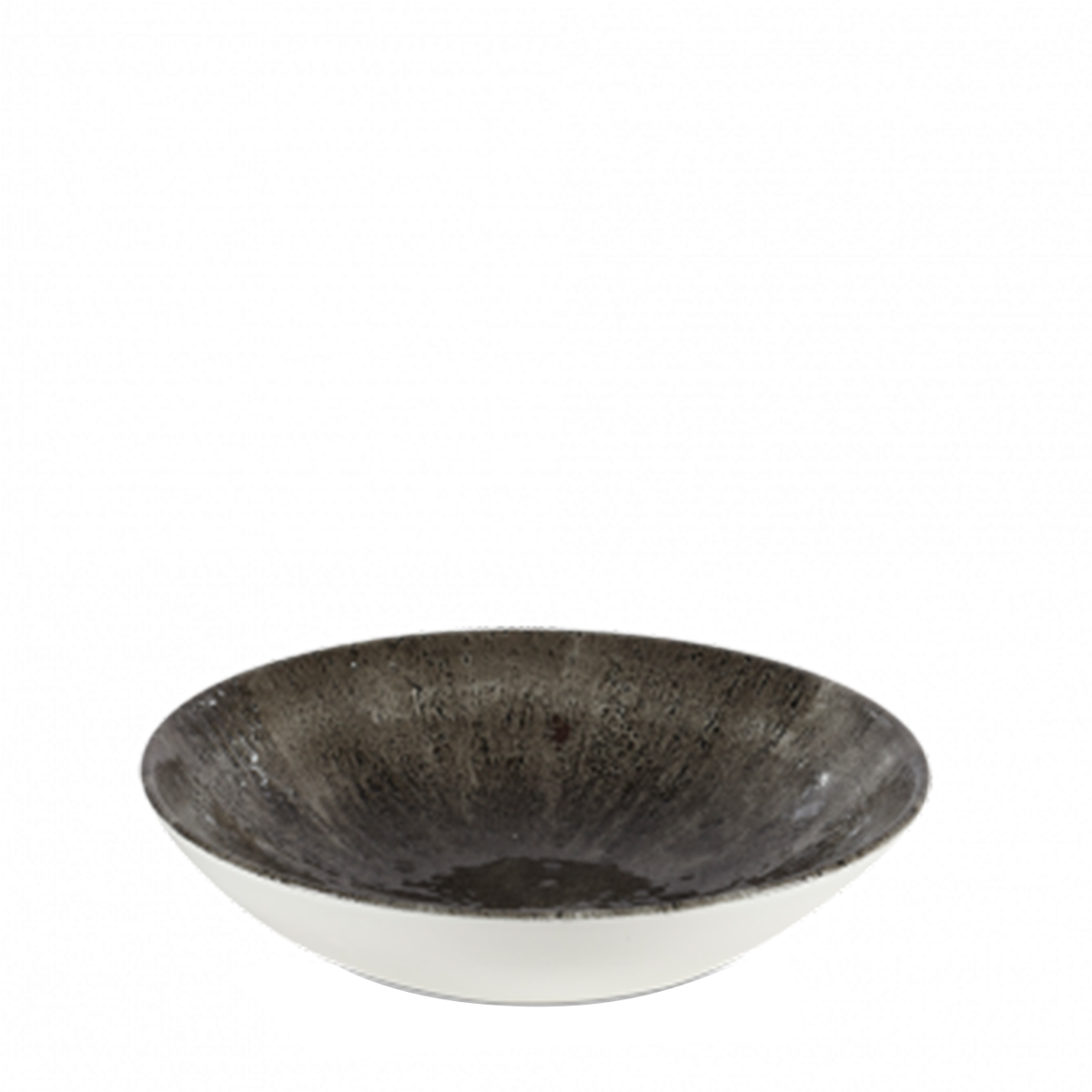 STONE QUARTZ BLACK COUPE BOWL 182MM By Churchill - Core Catering