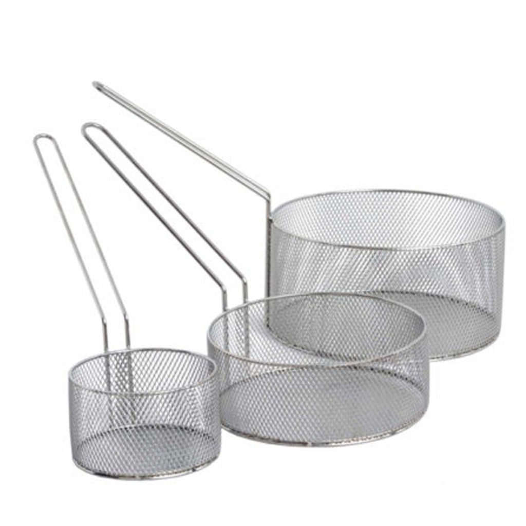 CHIP BASKET STAINLESS STEEL ROUND - Core Catering