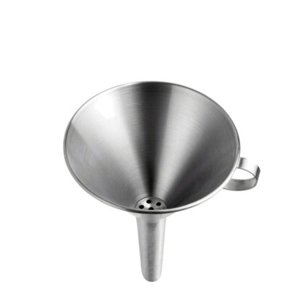 STAINLESS STEEL FUNNEL WITH FILTER - Core Catering