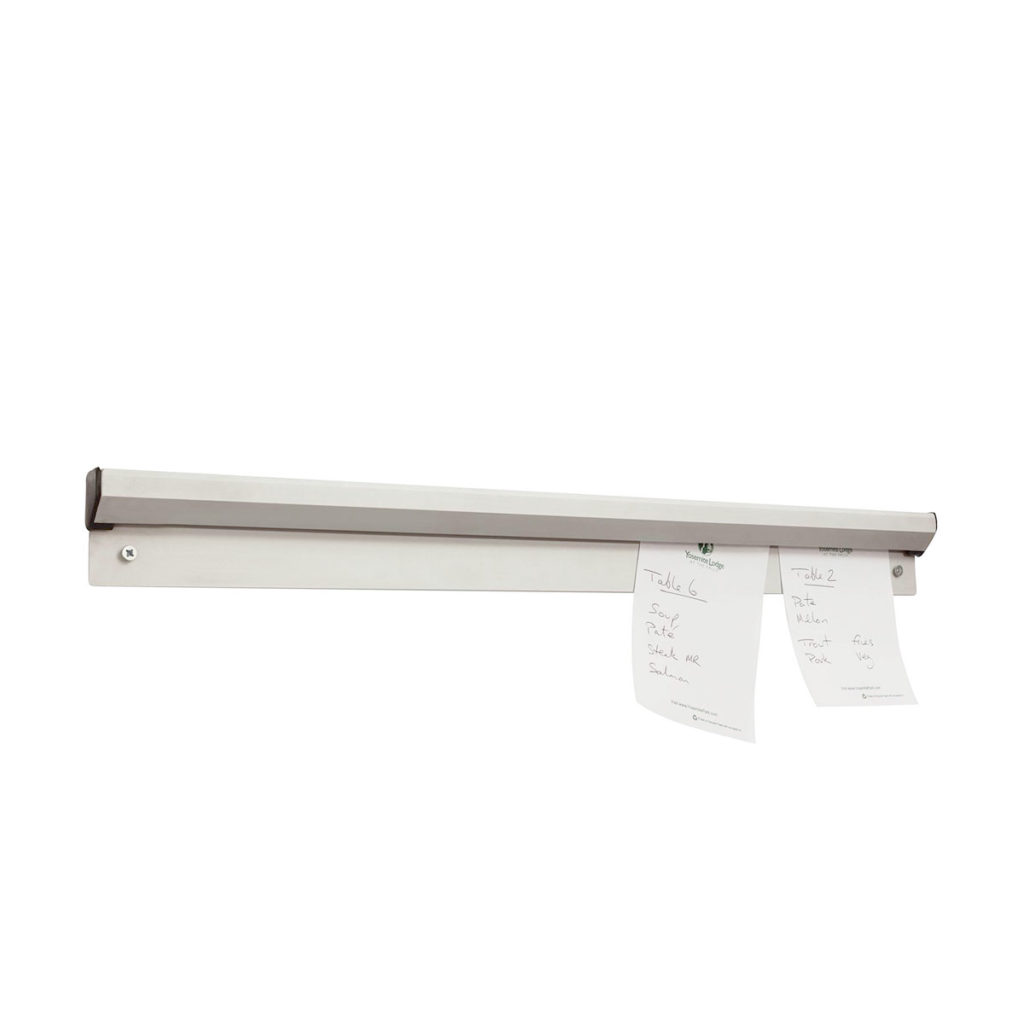 NOTE HOLDER 900MM WALL MOUNTED WHITE ALUMINIUM - Core Catering