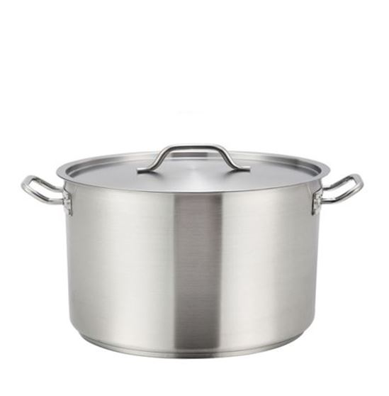 CASSEROLE POT WITH LID STAINLESS STEEL - Core Catering