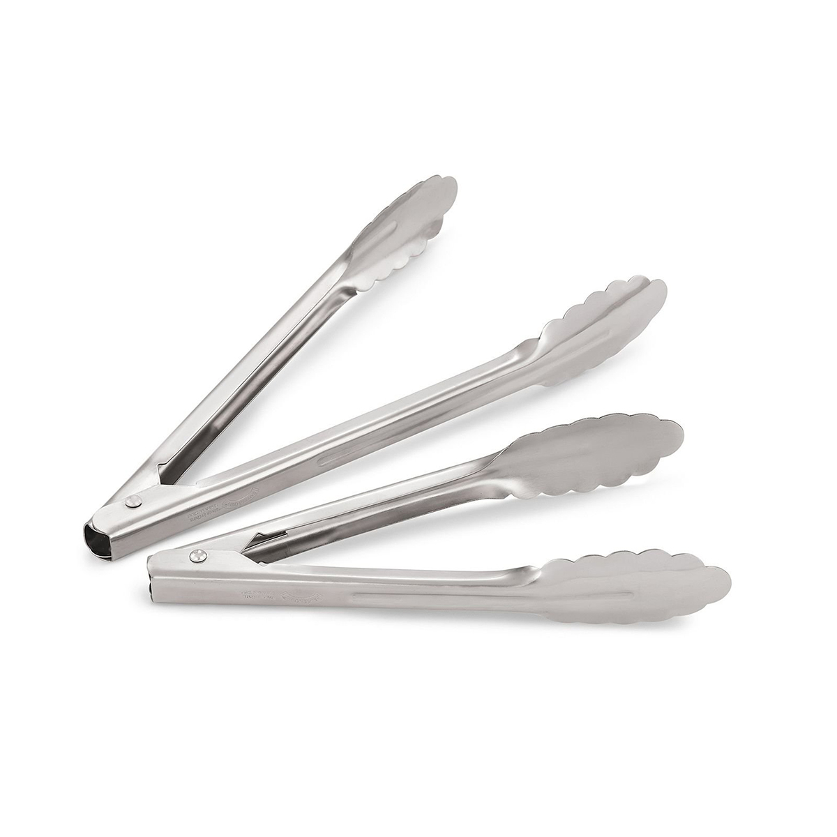 UTILITY TONG STAINLESS STEEL 250MM EXTRA HEAVY DUTY - Core Catering