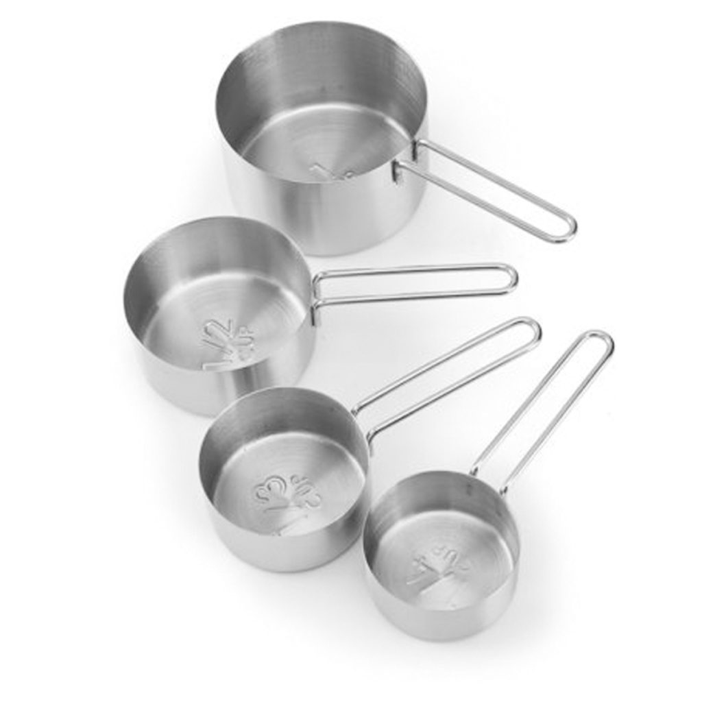 4 PIECE MEASURING CUP SET S/STEEL - Core Catering