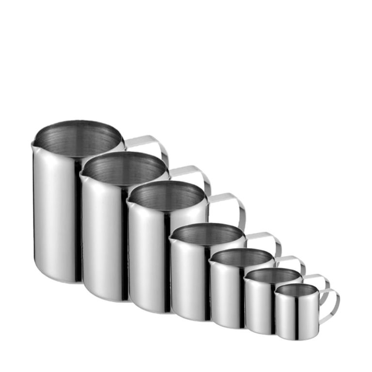 STRAIGHT MILK JUG STAINLESS STEEL - Core Catering