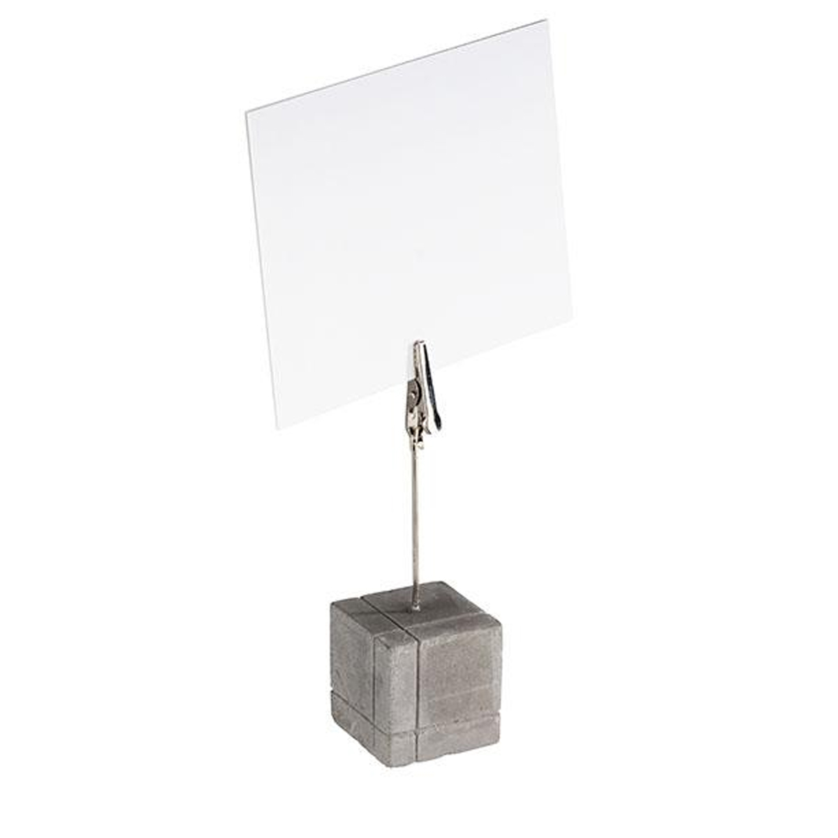 SQUARE CONCRETE NOTE HOLDER 4 PC SET By APS - Core Catering