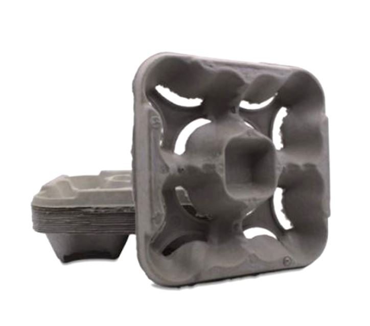 BIO PULP CARRY TRAY 4 Cup - Core Catering