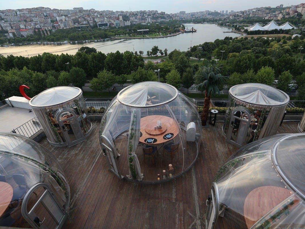 SOCIAL DISTANCING IDEAS - THE GOOD THE BAD AND THE BIZARRE - Core Catering