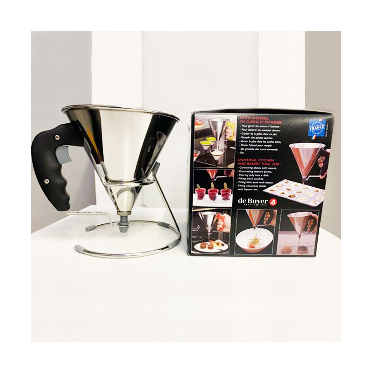 MINI STAINLESS STEEL DECANTING FUNNEL By De Buyer - Core Catering