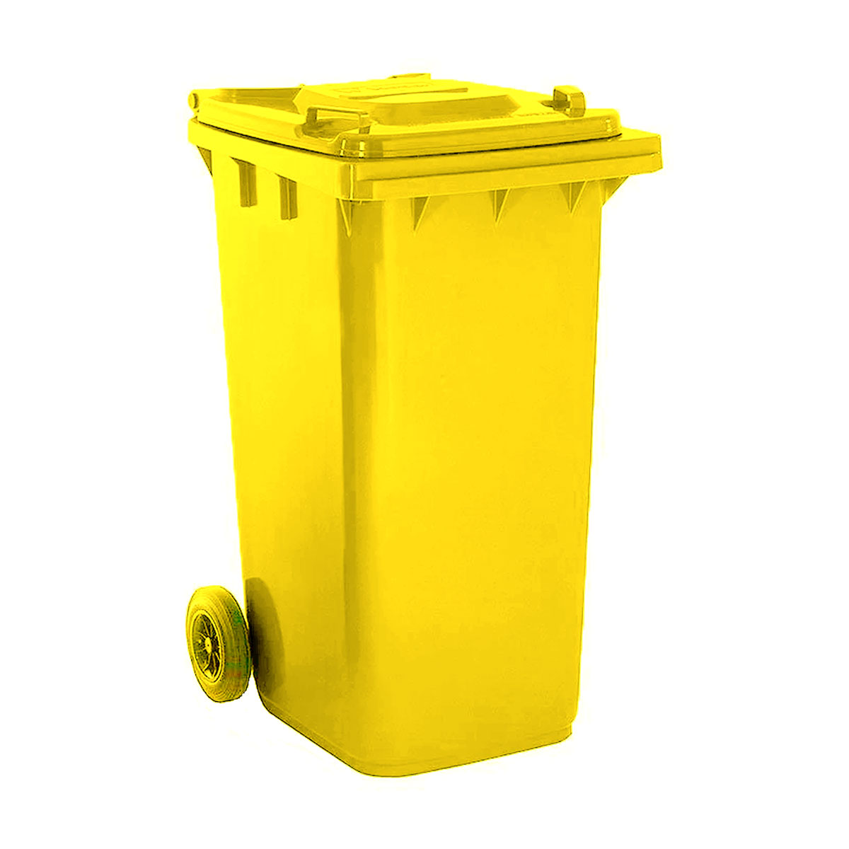 MOBILE REFUSE BIN 240L YELLOW - Core Catering