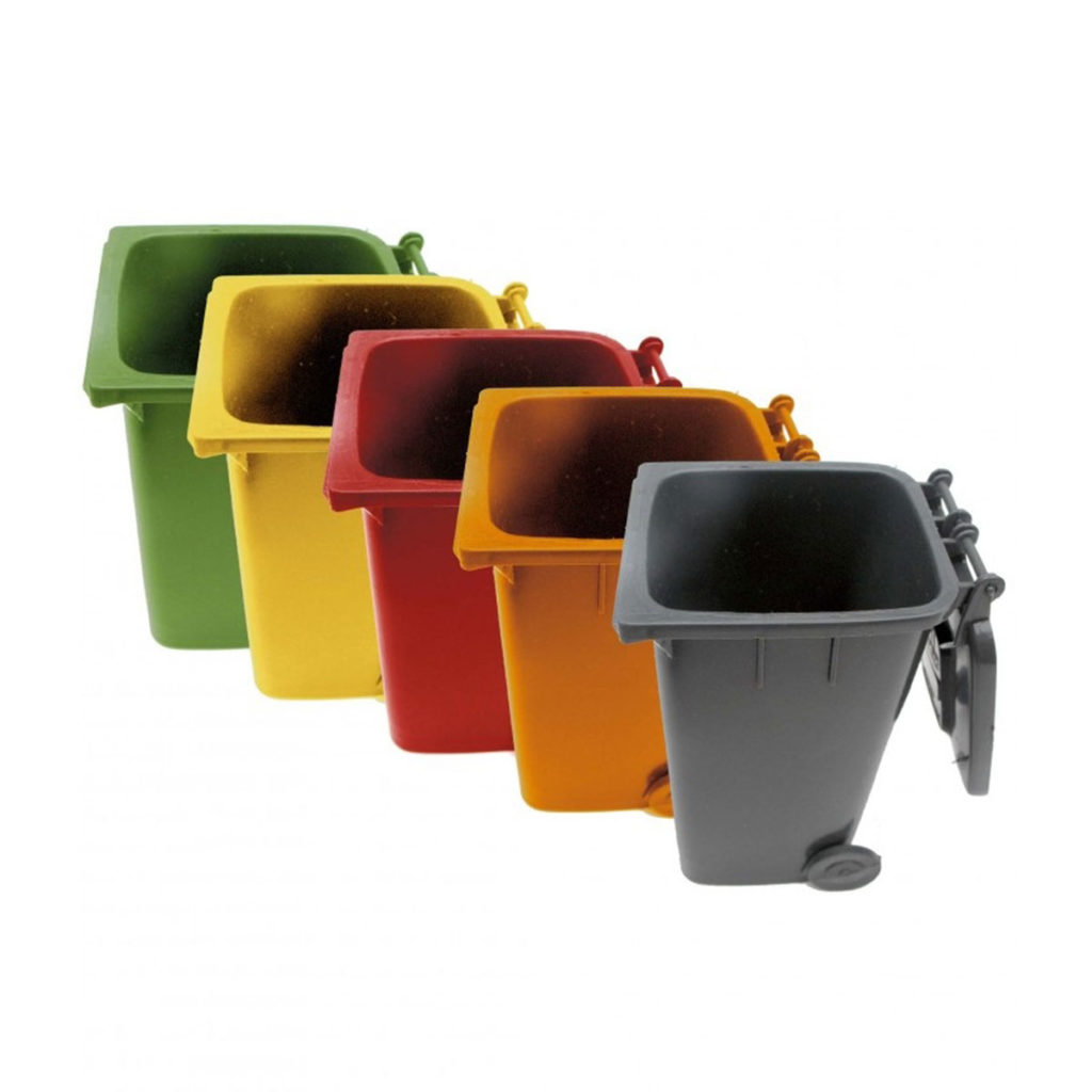 MOBILE REFUSE BIN 240L ORANGE - Core Catering