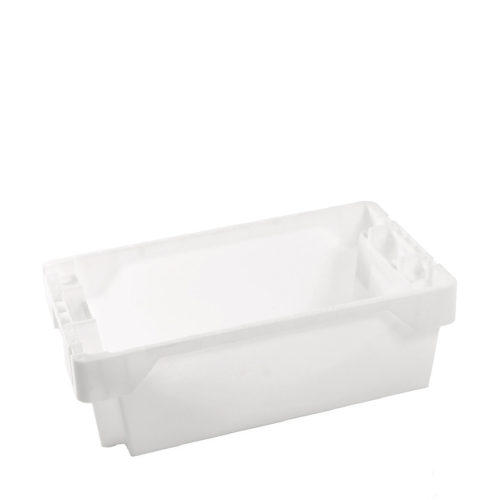 FISH CRATE LARGE PLASTIC WHITE - Core Catering