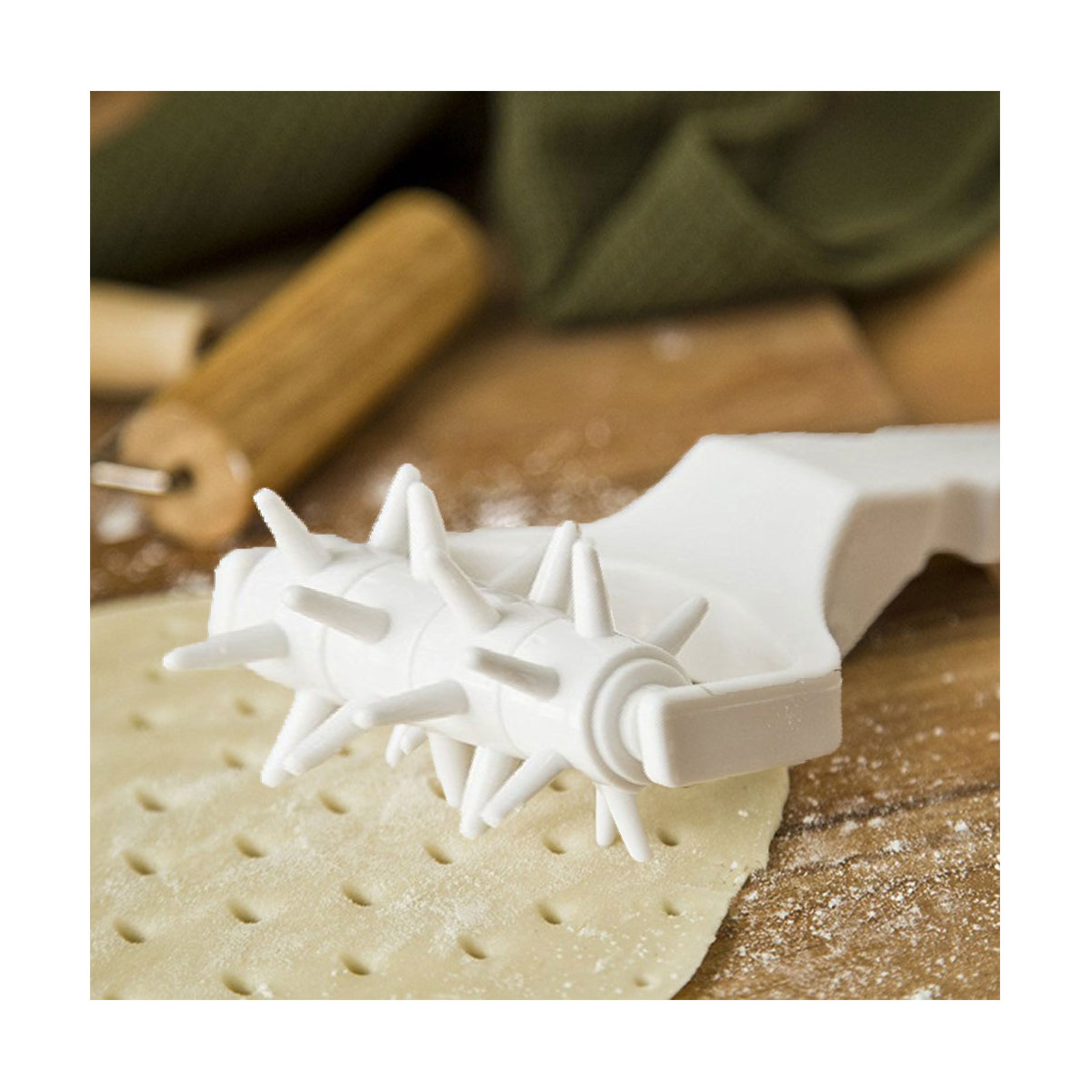 SPIKE ROLLER AND DOUGH DOCKER PLASTIC - Core Catering