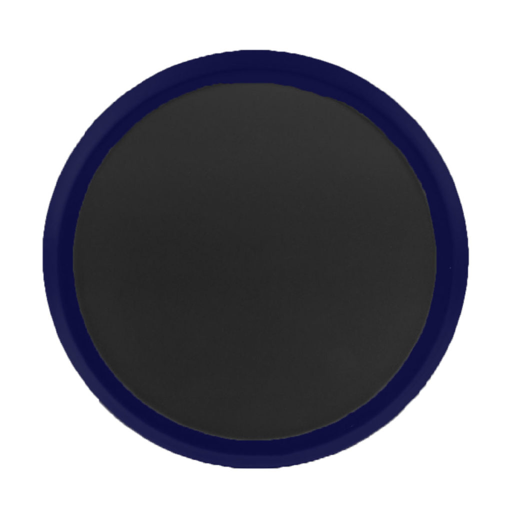 TUFF TRAYS ROUND LARGE BLUE NON-SLIP - Core Catering
