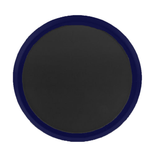 TUFF TRAYS ROUND LARGE BLUE NON-SLIP - Core Catering