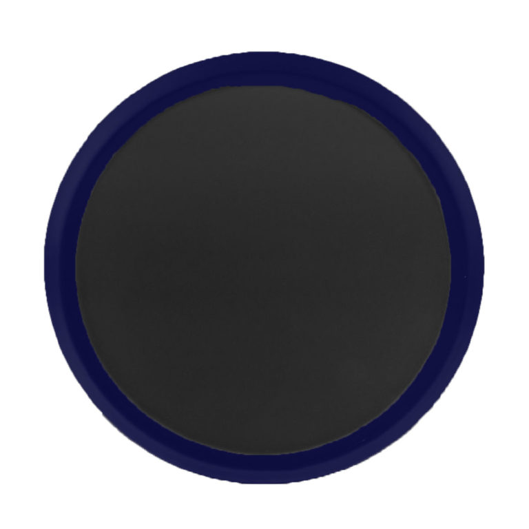 TUFF TRAYS ROUND LARGE BLUE NON-SLIP - Core Catering
