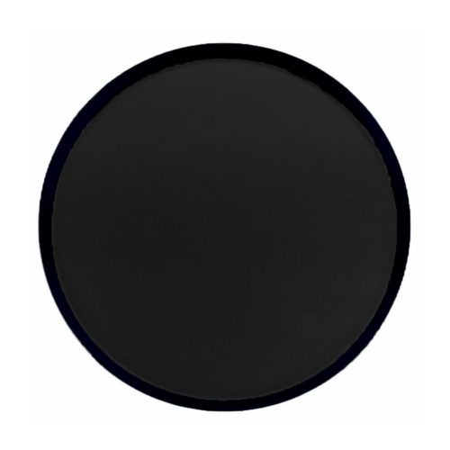 TUFF TRAYS ROUND SMALL BLACK NON-SLIP - Core Catering