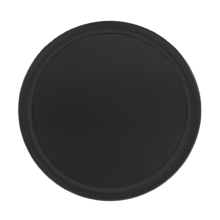 TUFF TRAYS ROUND LARGE BLACK NON-SLIP - Core Catering