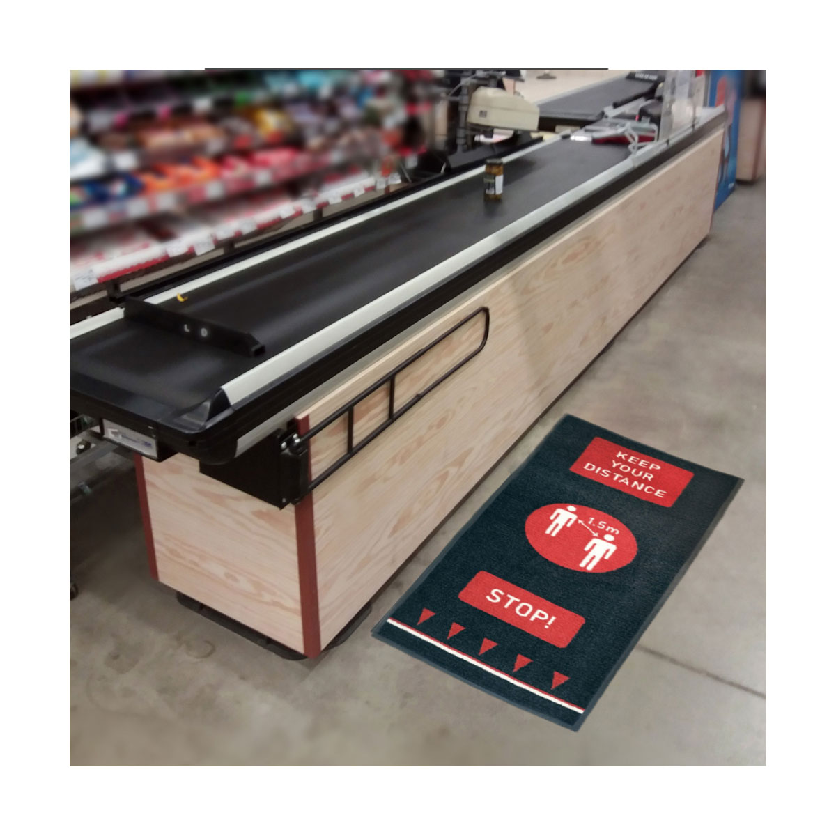 PVC BACKING PEOPLE FLOOR MAT 1500X1000MM By Coba Africa - Core Catering