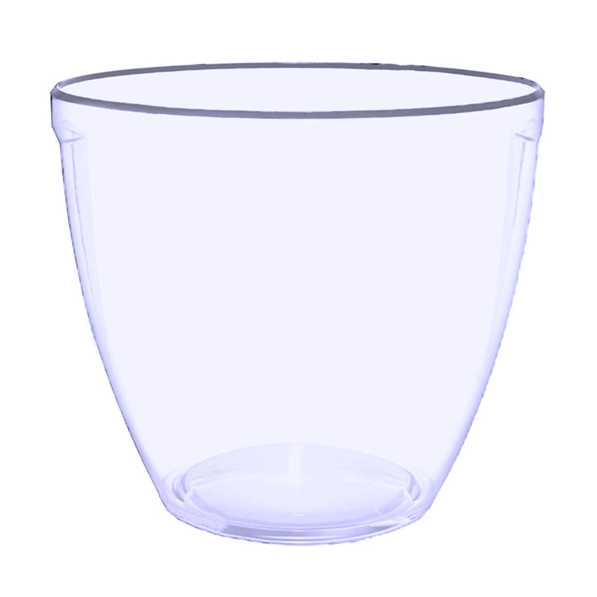 OBLIX ACRYLIC OVAL ICE BUCKET FROSTED LARGE - Core Catering