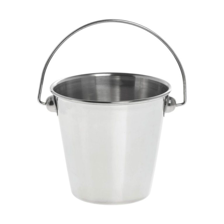 MINI SERVING PAIL 90ML STAINLESS STEEL - Core Catering