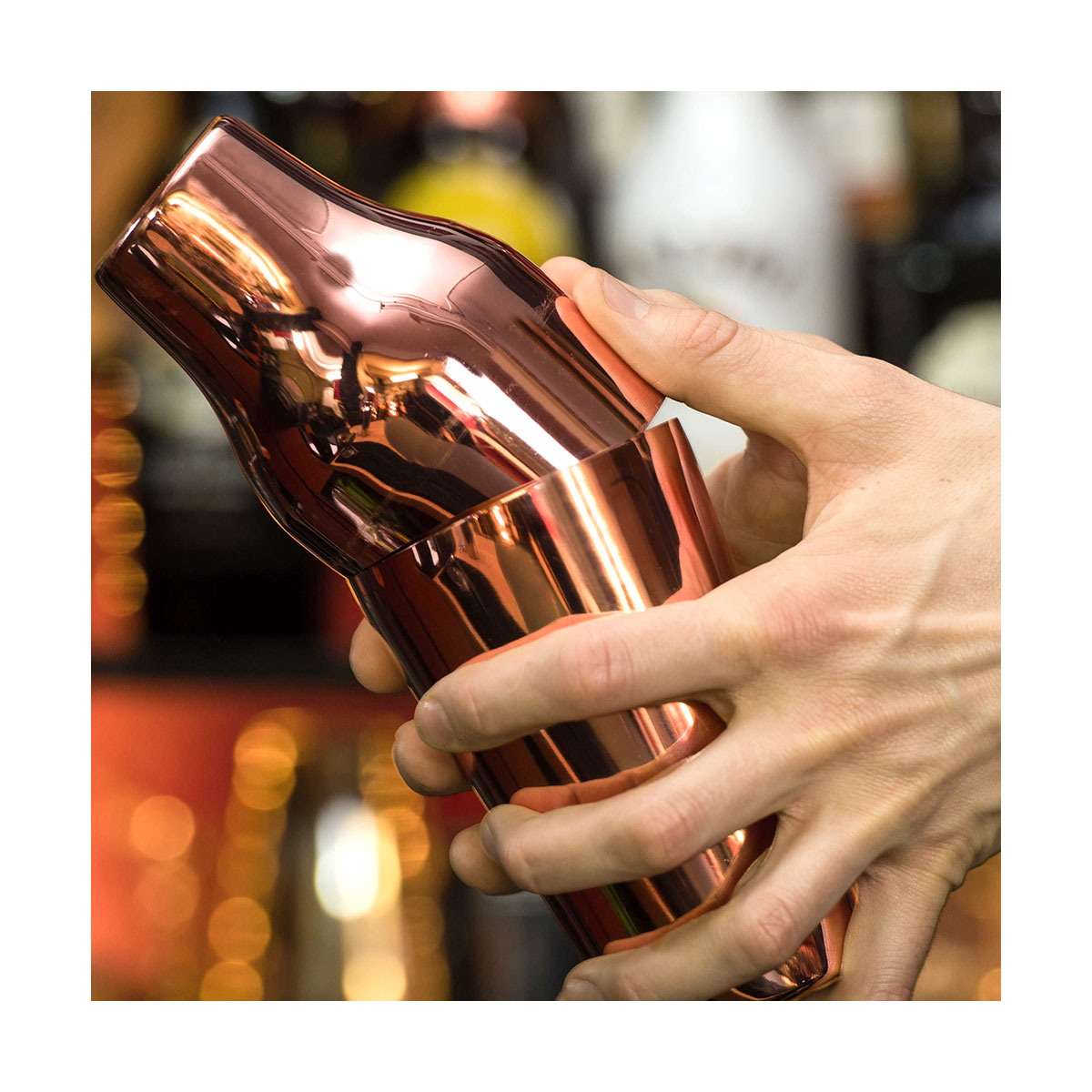 FRENCH COCKTAIL SHAKER 2 PIECE Copper - Core Catering