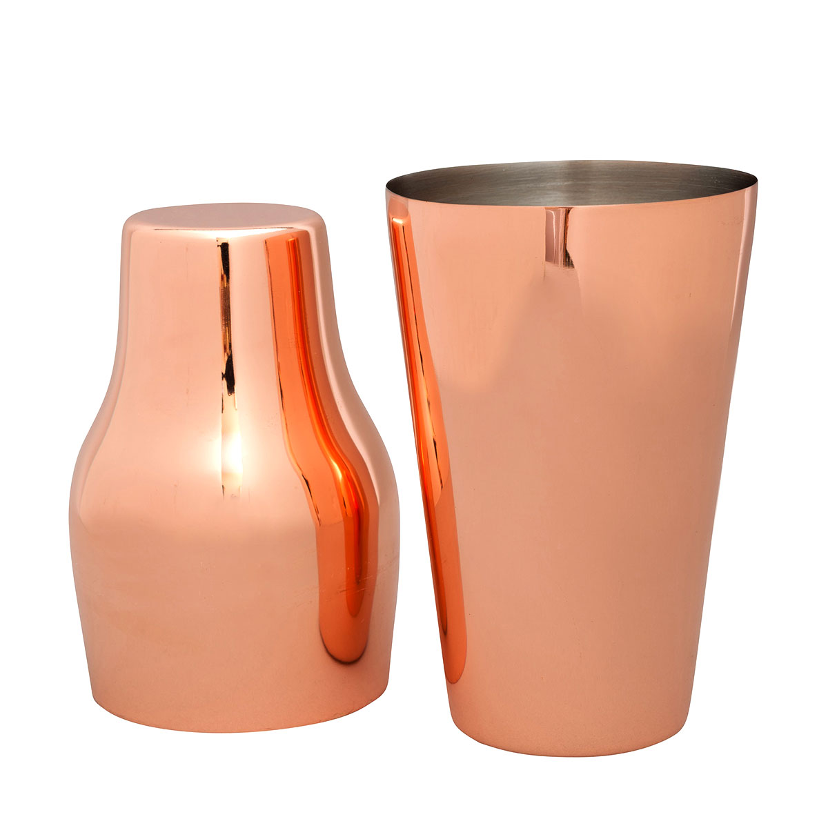 FRENCH COCKTAIL SHAKER 2 PIECE Copper - Core Catering