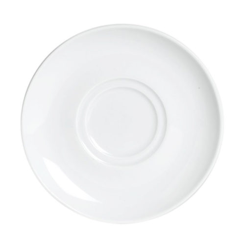 PRIMA CURVED DOUBLE WELL SAUCER 16CM By Fortis - Core Catering