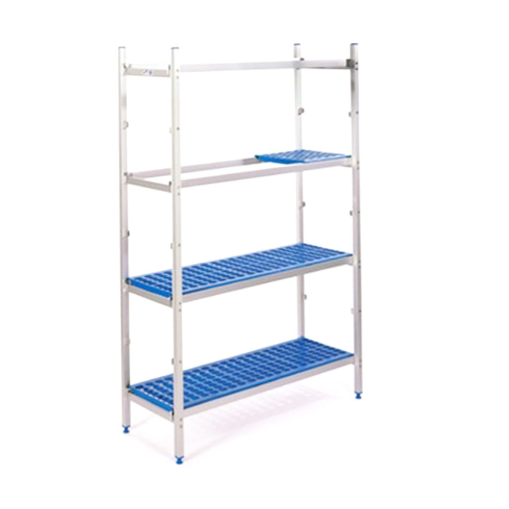 PLASTIC SHELVING CORNER UNIT 1263X555X1750MM By Pujadas - Core Catering