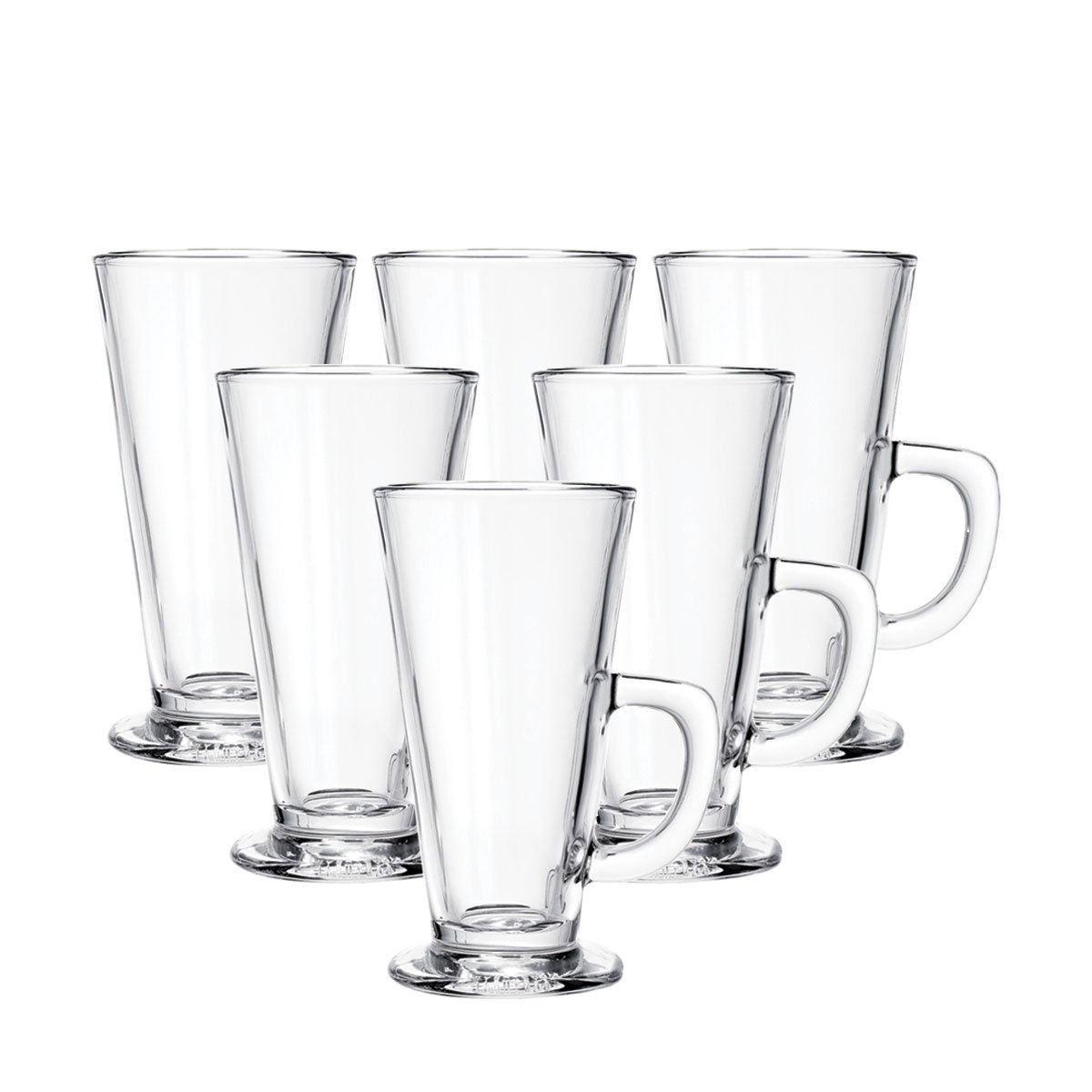 HELSINKI V-SHAPE HOT CHOC GLASS 6 PACK - Core Catering