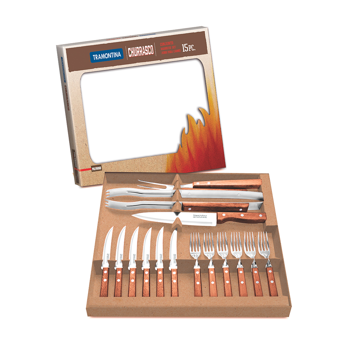 COMPLETE BRAAI SET 15 PIECE By Tramontina - Core Catering