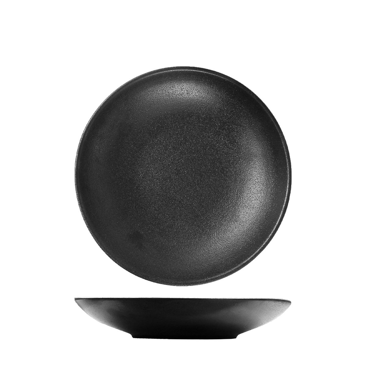 TEMPEST DEEP COUPE PASTA PLATE 240MM BLACK By Fortis - Core Catering