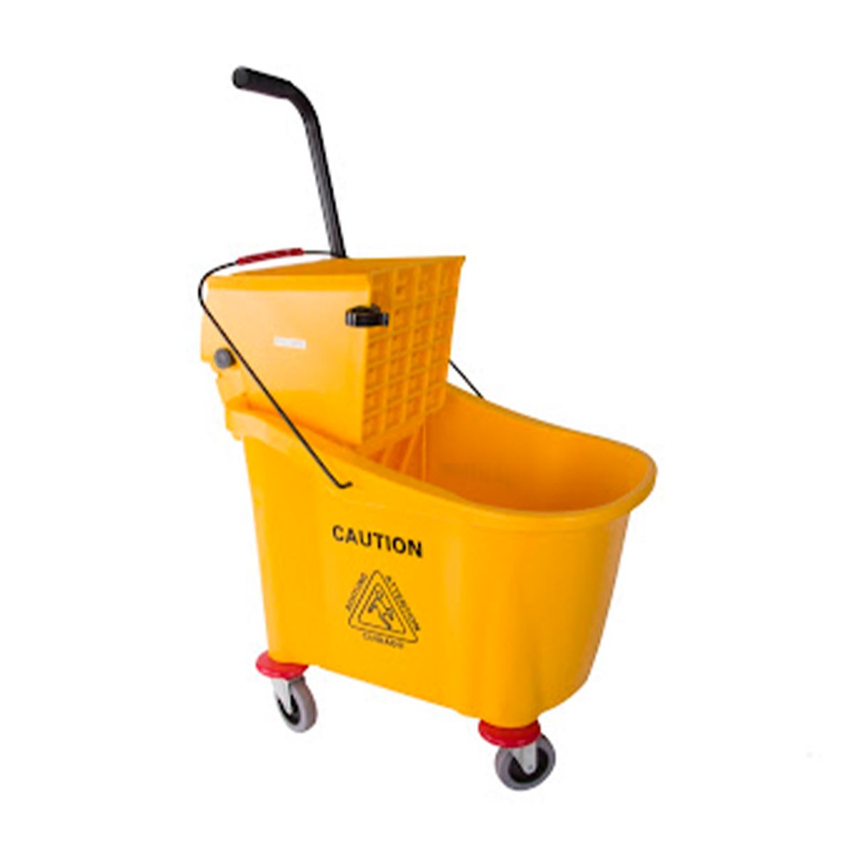 PLASTIC 36L BUCKET & WRINGER YELLOW By Spectra - Core Catering