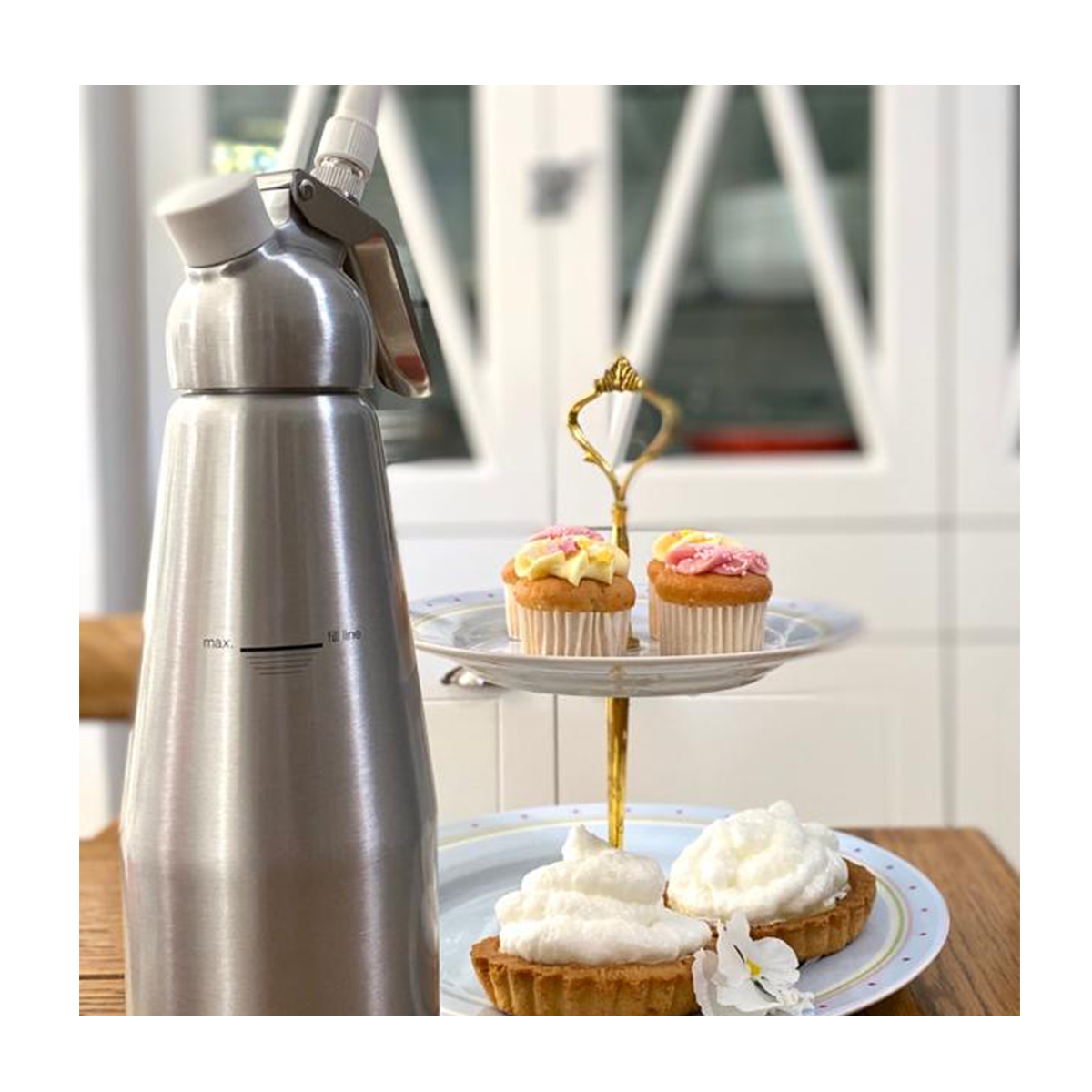 PROFESSIONAL CREAM WHIP GUN 500ML By Cater Basix - Core Catering