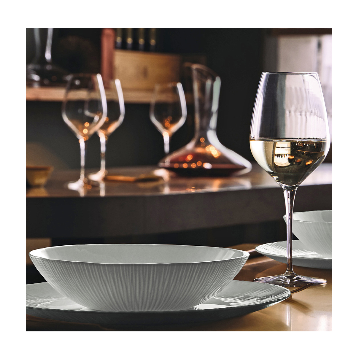 COCONUT TAVOLA DINNER SET 18 PIECE By Bormioli Rocco - Core Catering