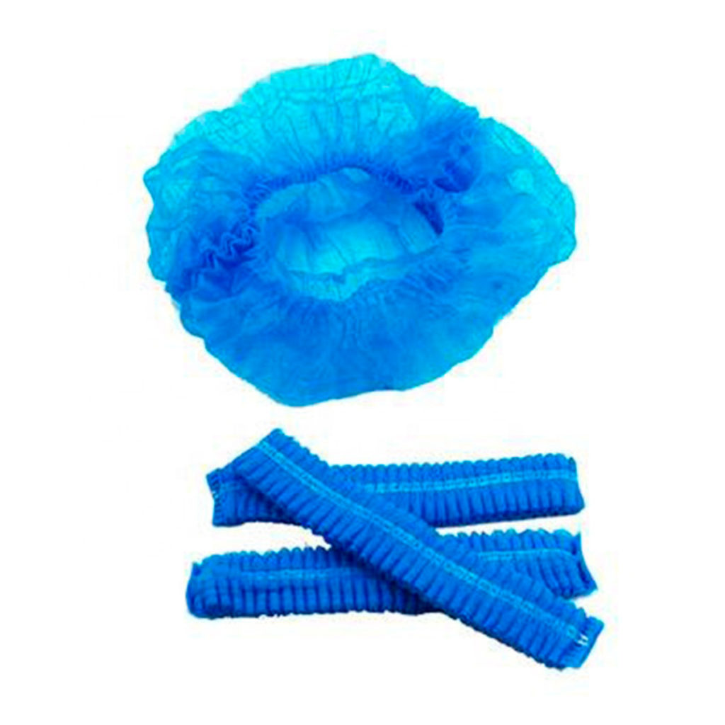 DISPOSABLE MOP CAP 100PC BLUE - Core Catering
