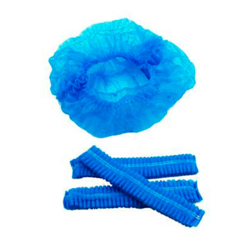 DISPOSABLE MOP CAP 100PC BLUE - Core Catering