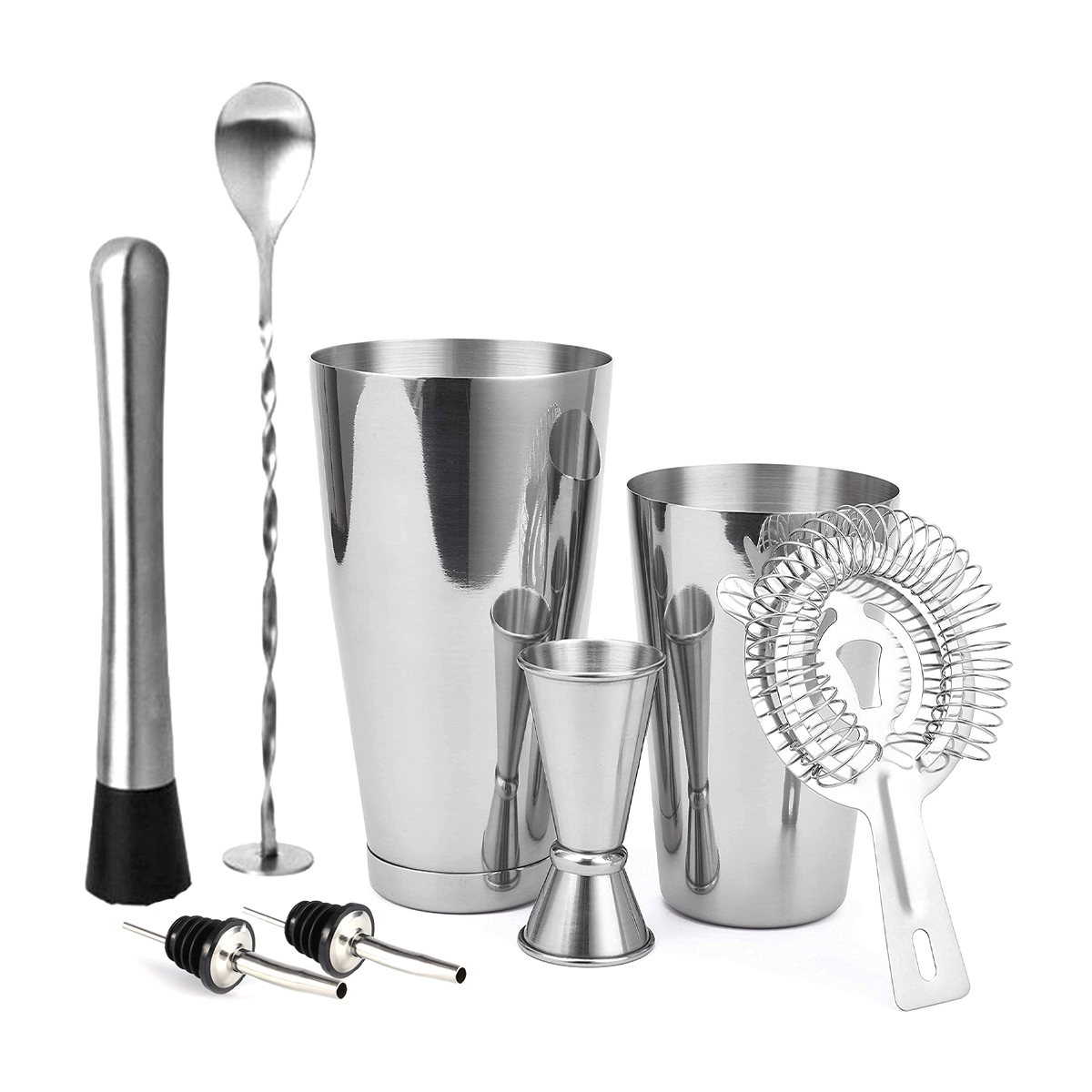 STAINLESS STEEL COCKTAIL KIT 8 PIECE - Core Catering