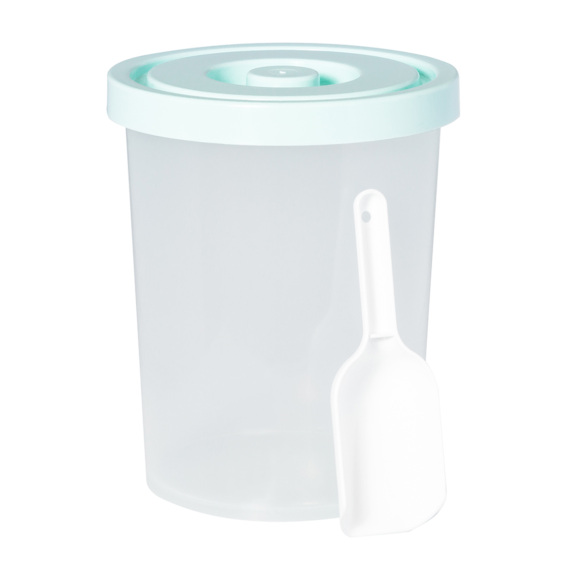 PLASTIC ROUND CONTAINER 8L MINT LID By Evo - Core Catering