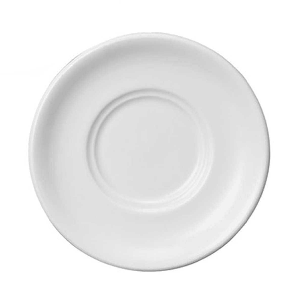 WHITE MAPLE DOUBLE WELL SAUCER 15CM By Churchill - Core Catering